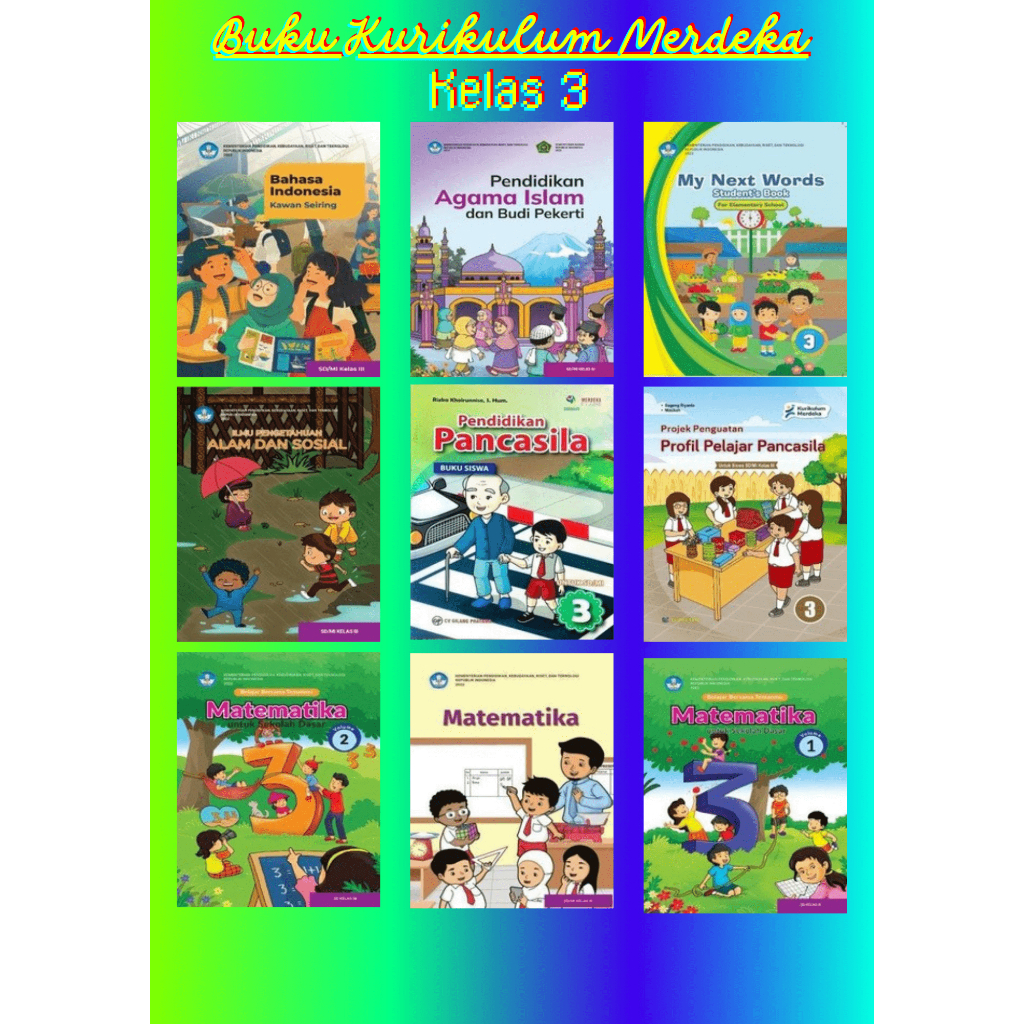 Jual Buku paket kelas 3 SD kurikulum merdeka | Shopee Indonesia