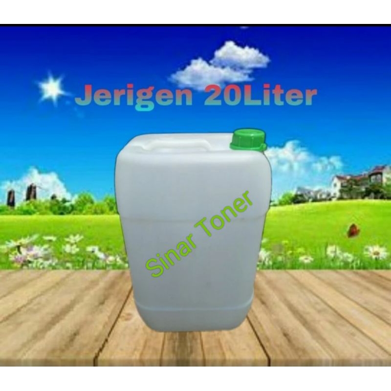 Jual Jurigen Jerigen jirigen Jerrycan 20LIter 20 Liter 20L baru Tebal ...