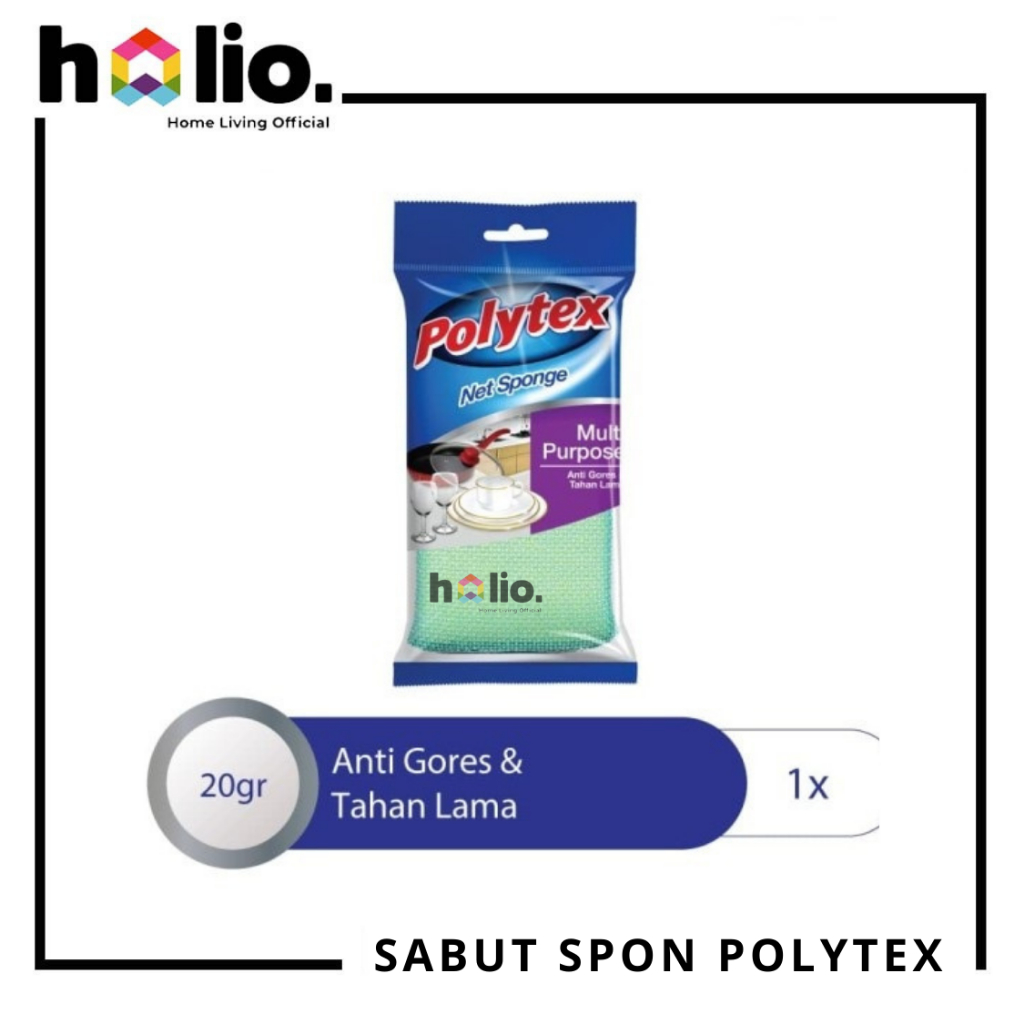 Jual Polytex Net Sponge Multi Purpose Anti Gores - Sabut Jaring Tahan ...