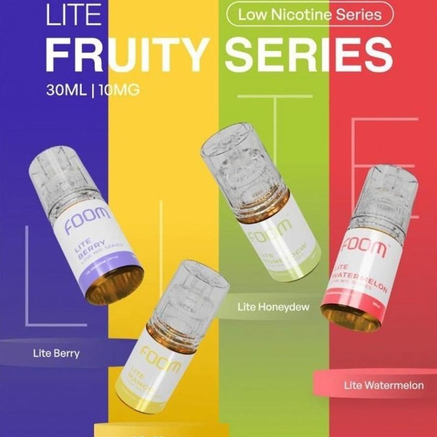 Jual Liquid Foom Lite Fruity Series Pods Friendly 10MG 30ML | Shopee ...