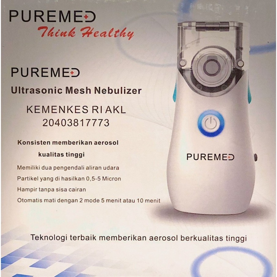 Jual Puremed Ultrasonic Mesh Nebulizer - Nebu | Shopee Indonesia
