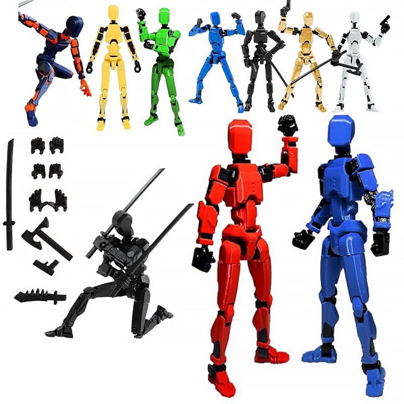 Jual Dummy 13 Action Figure action/ Mechanical Style Movable Joints Toy ...