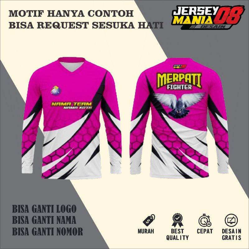 Jual JERSEY MERPATI FULL PRINTING | Shopee Indonesia
