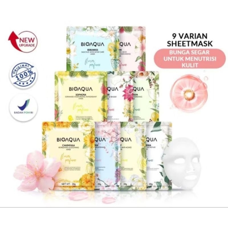 Jual Bioaqua [Original] Sheet Mask (Masker Wajah) | Shopee Indonesia