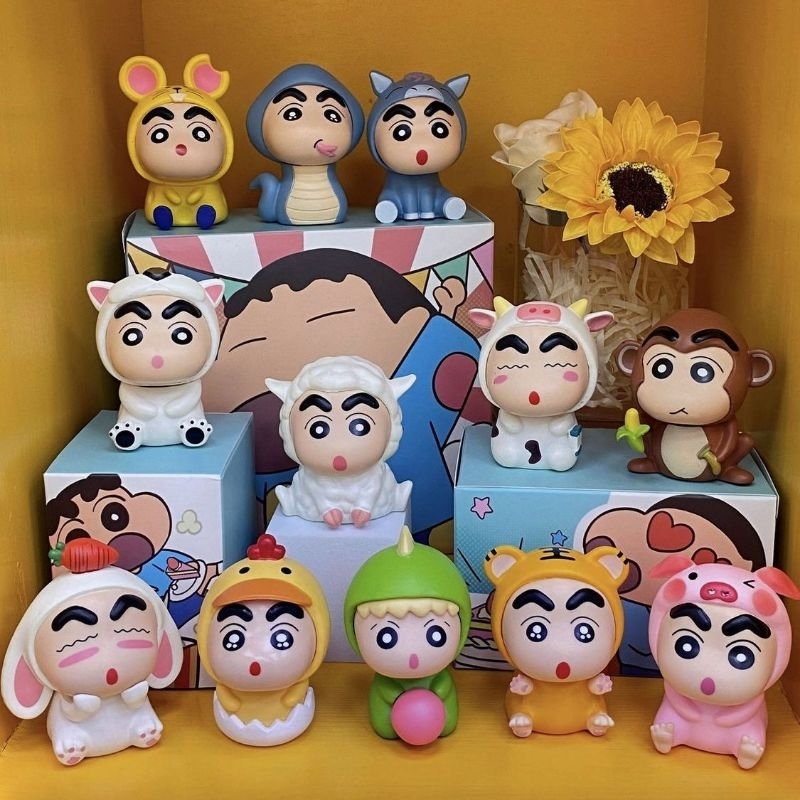 Jual blind box crayon shin-chan chinese shio blindbox figur shinchan ...