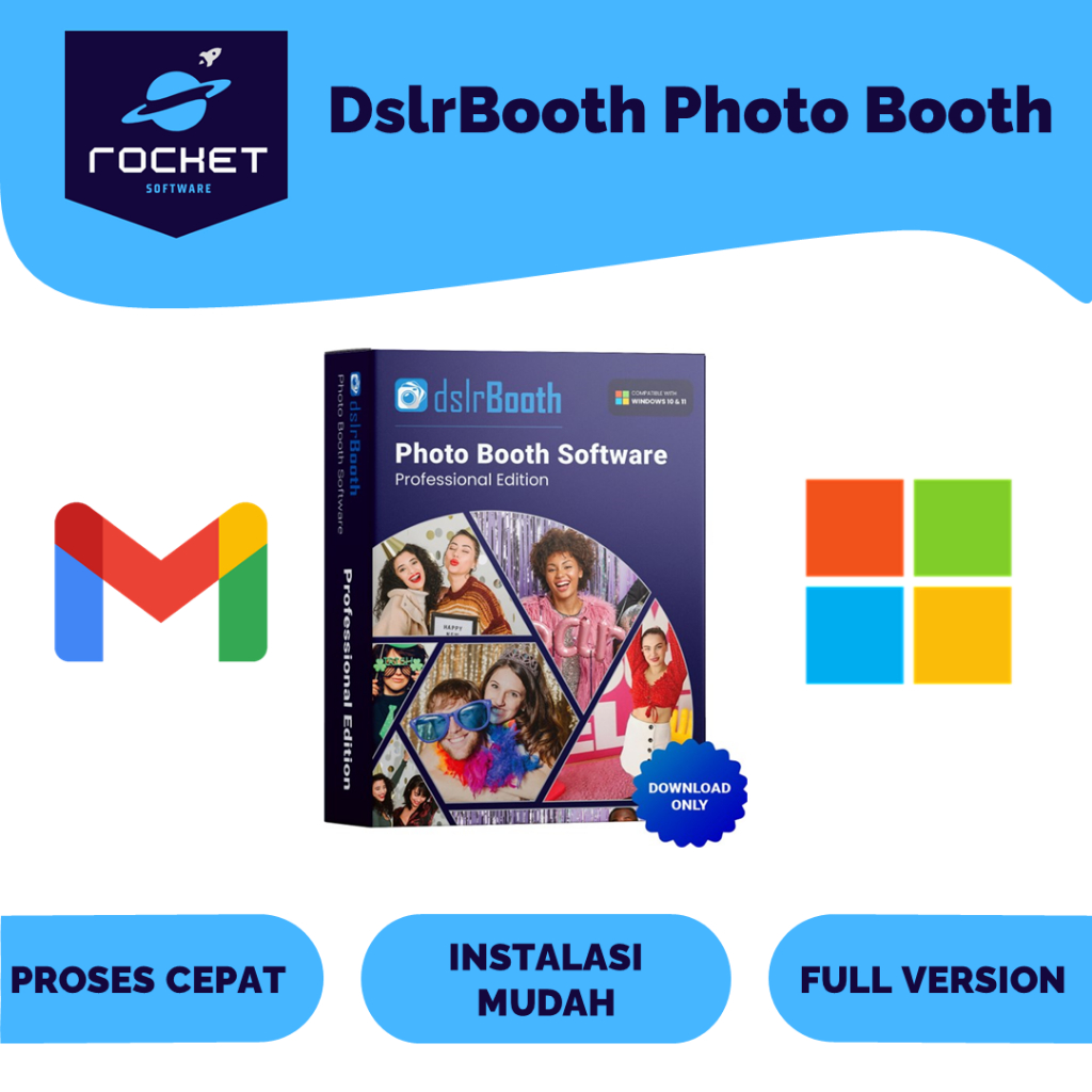 Jual DslrBooth Photo Booth Full Version Aplikasi Professional Photo ...