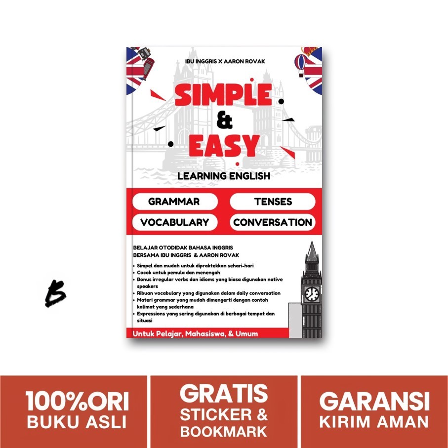 Jual Buku Simple & Easy Learning English (Penerbit Sinopsis) | Shopee ...
