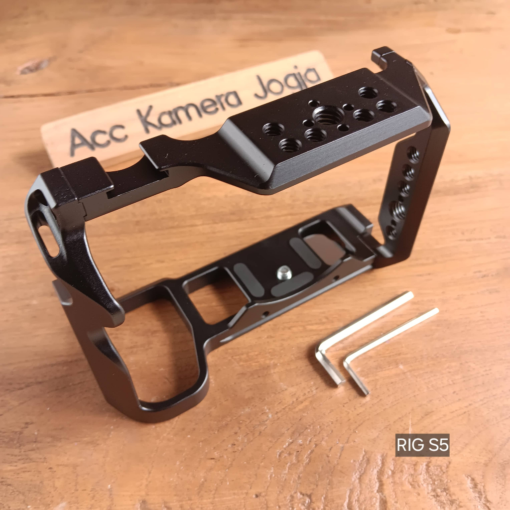 Jual Cage Rig Bracket Grip Camera for Panasonic Lumix S5 | Shopee Indonesia