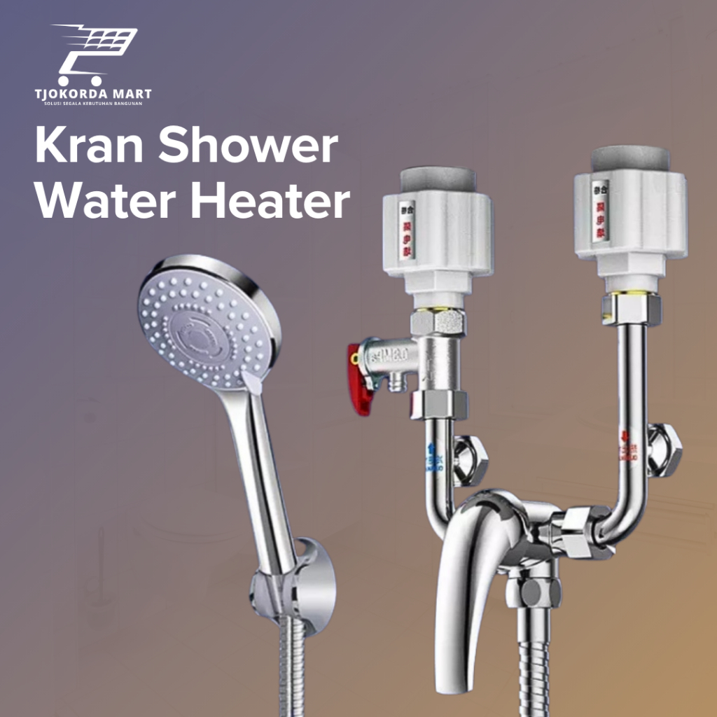 Jual kran mixer water heater / kran mini mixer tanpa bobok/ kran shower ...