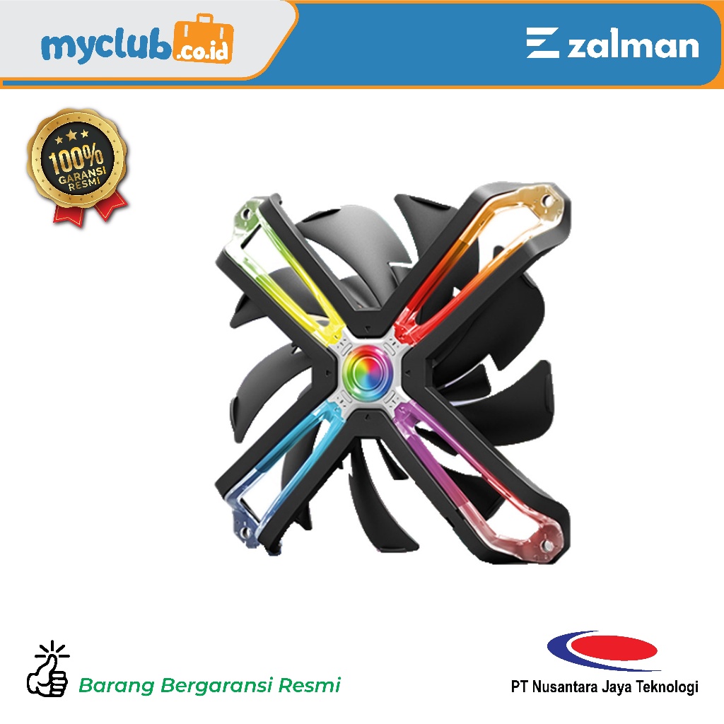 Jual Zalman SF120 High Performance RGB Cooling Fan with Biomimetics ...