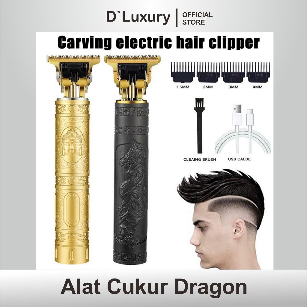 Jual Alat Mesin Cukur Dragon Vintage T9 Elektrik / Trimmer Naga Shaver Elektric | Shopee Indonesia