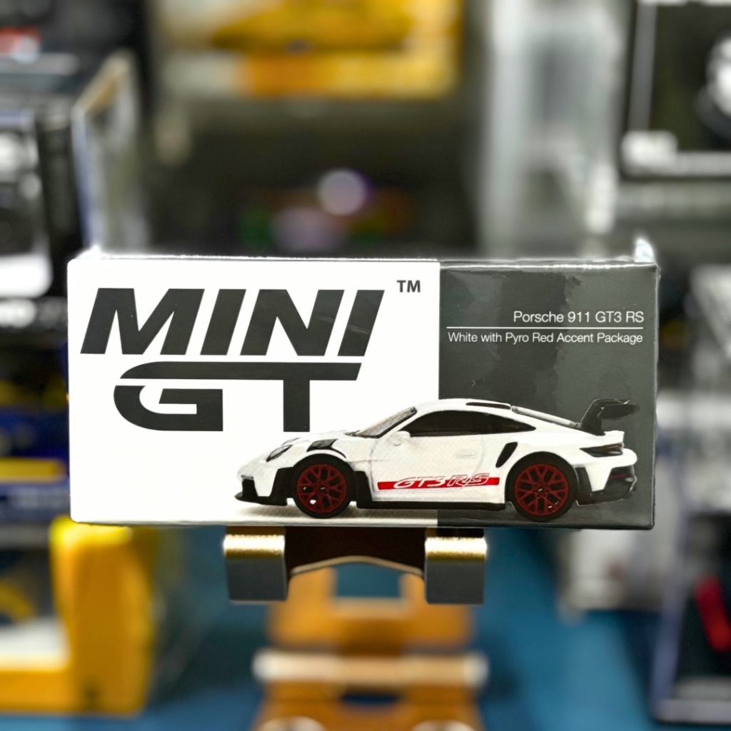 Jual Mini GT 630 - Porsche 911 GT3 RS White with Pyro Red Accent ...