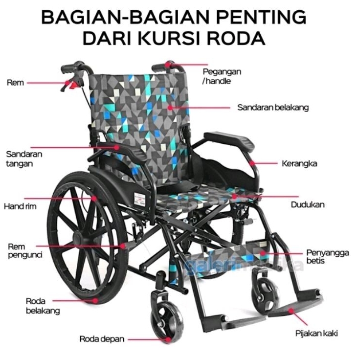 Jual Kursi Roda OneHealth KY863LAJ Delux Wheelchair Kursi Roda KY 863 ...