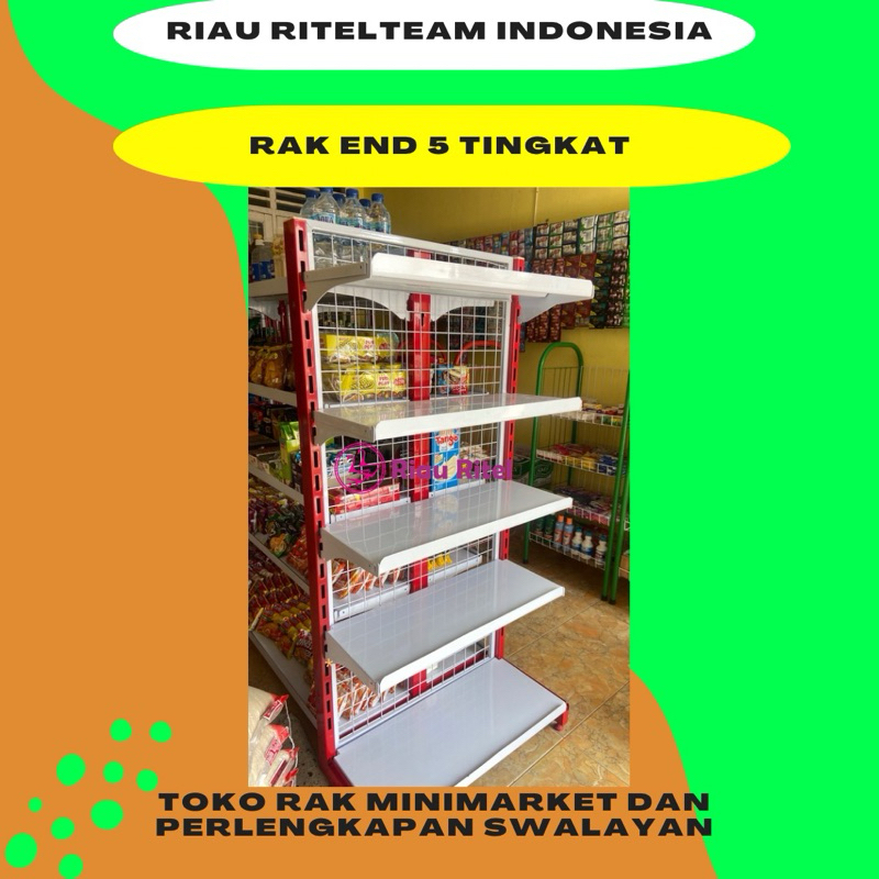 Jual RAK END/RAK PENUTUP 150X70 CM. 5 TINGKAT | Shopee Indonesia