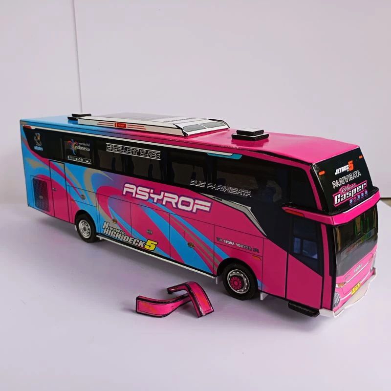 Jual Miniatur Bus CASPER Jet Bus 5 Asyrof Terbaru | Shopee Indonesia