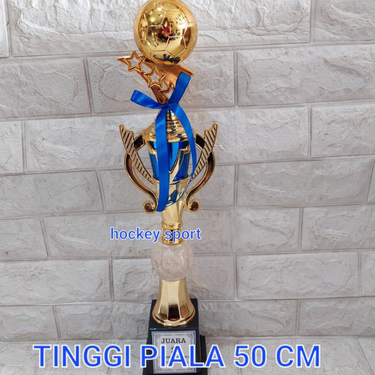 Jual Hot Surprise Trophy Piala Bola Futsal Kaca Marmer 1 PCS Tinggi 5 ...