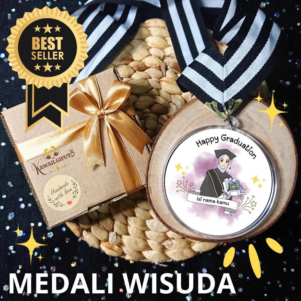 Jual KAWAII.GIFUTO MEDALI CUSTOM WISUDA/MEDALI GRADUATION/KADO WISUDA ...