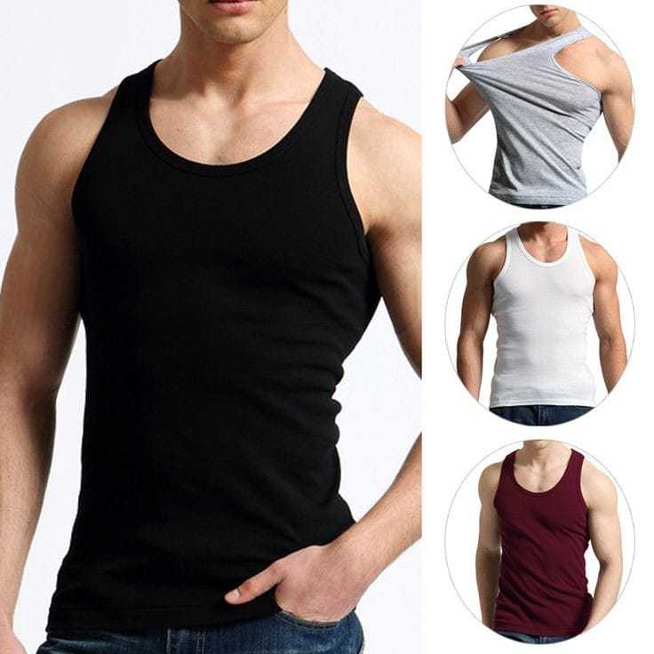 Jual Paket Hemat 6 Pcs Singlet Cowok Tank Top Pria Dalaman Pria Dewasa ...
