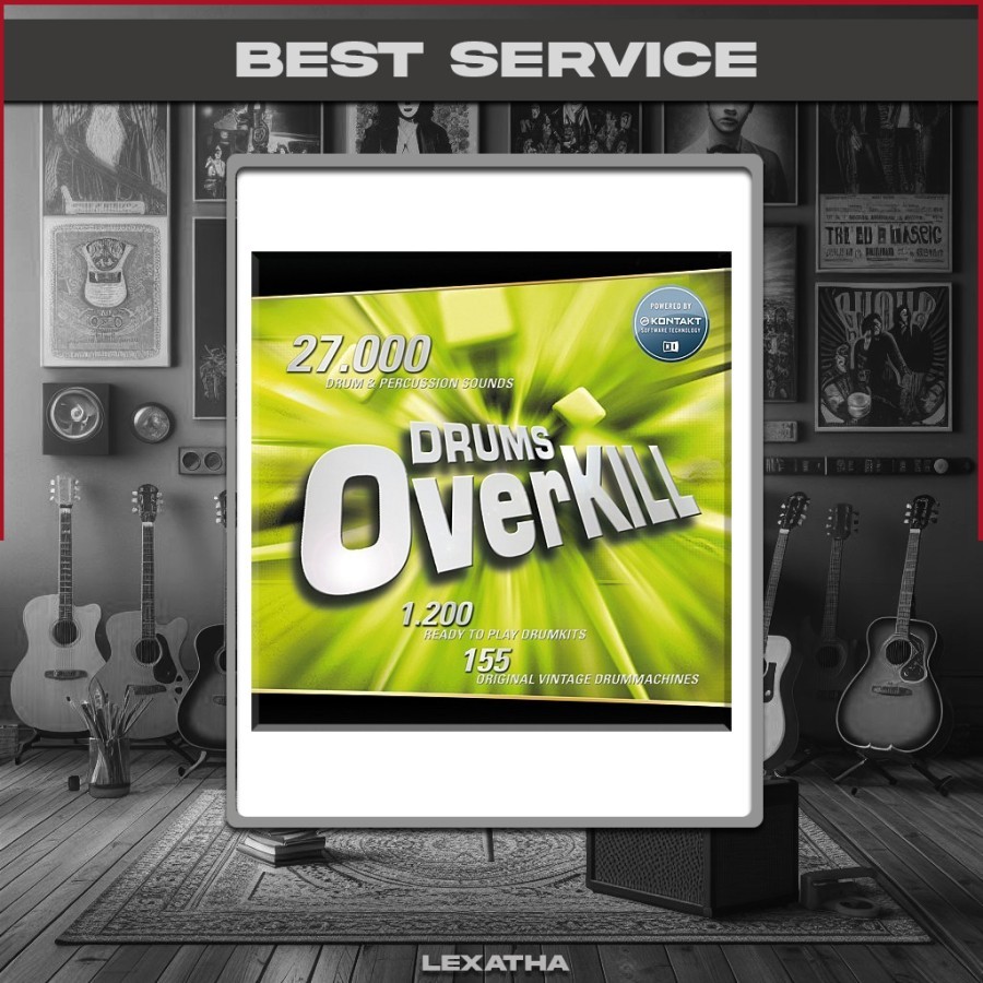 Jual Drums Overkill Best Service Library + HOST | Shopee Indonesia