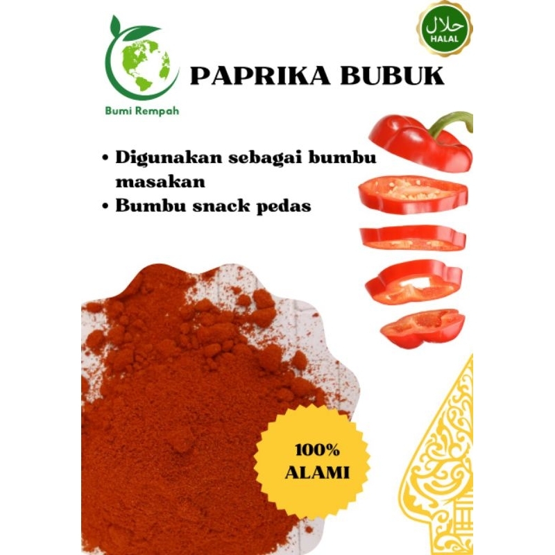 Jual paprika bubuk 1 kg/paprika powder 1 kg | Shopee Indonesia