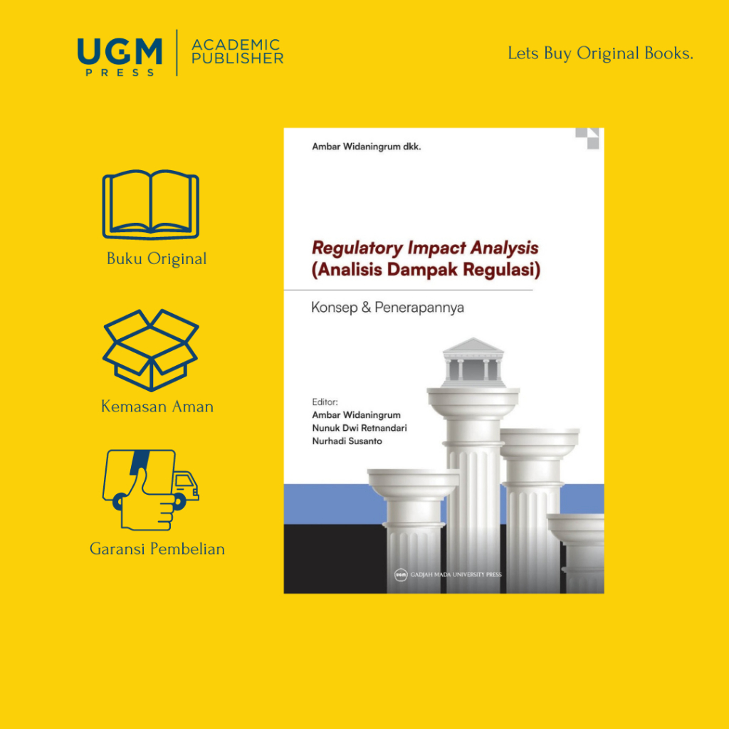 Jual UGM Press Buku Original Regulatory Impact Analysis (Analisis Dampak Regulasi): Konsep ...