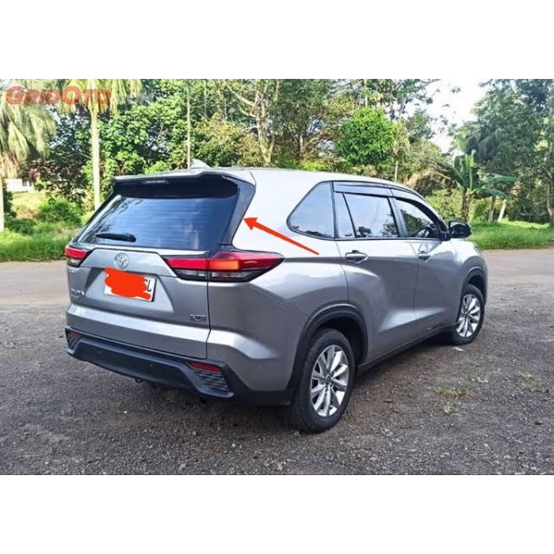 Jual Spoiler Moulding Quarter Belakang Innova Zenix Modelista Original ...