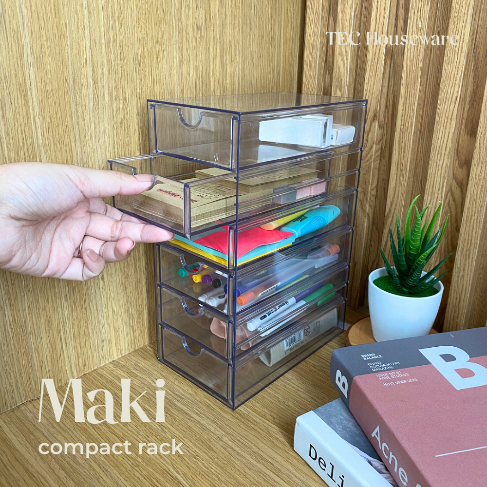 Jual Produk Rumah Tangga • TEC • MAKI Organizer Box Snacks Rak Laci ...
