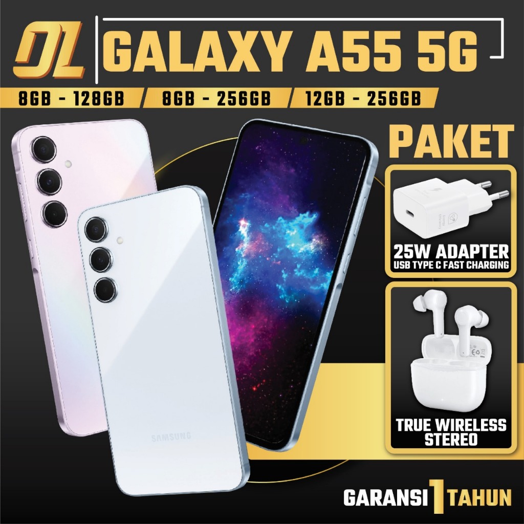 Jual Samsung Galaxy A55 5G 8/256 12/256 GB 8GB 12GB 256GB HP Smartphone ...