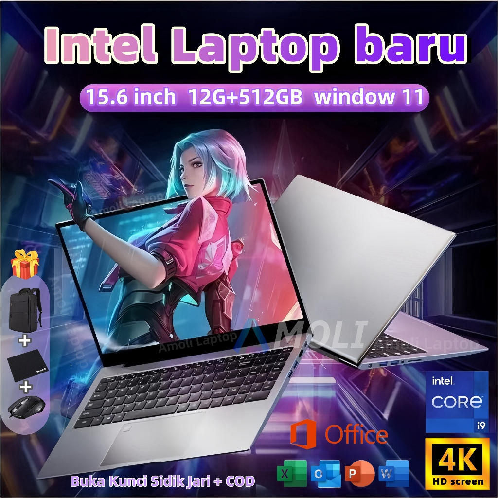 Jual AMOLI 2025 Laptop Asli Baru Laptop Murah Laptop Murah 15.6 inch ...