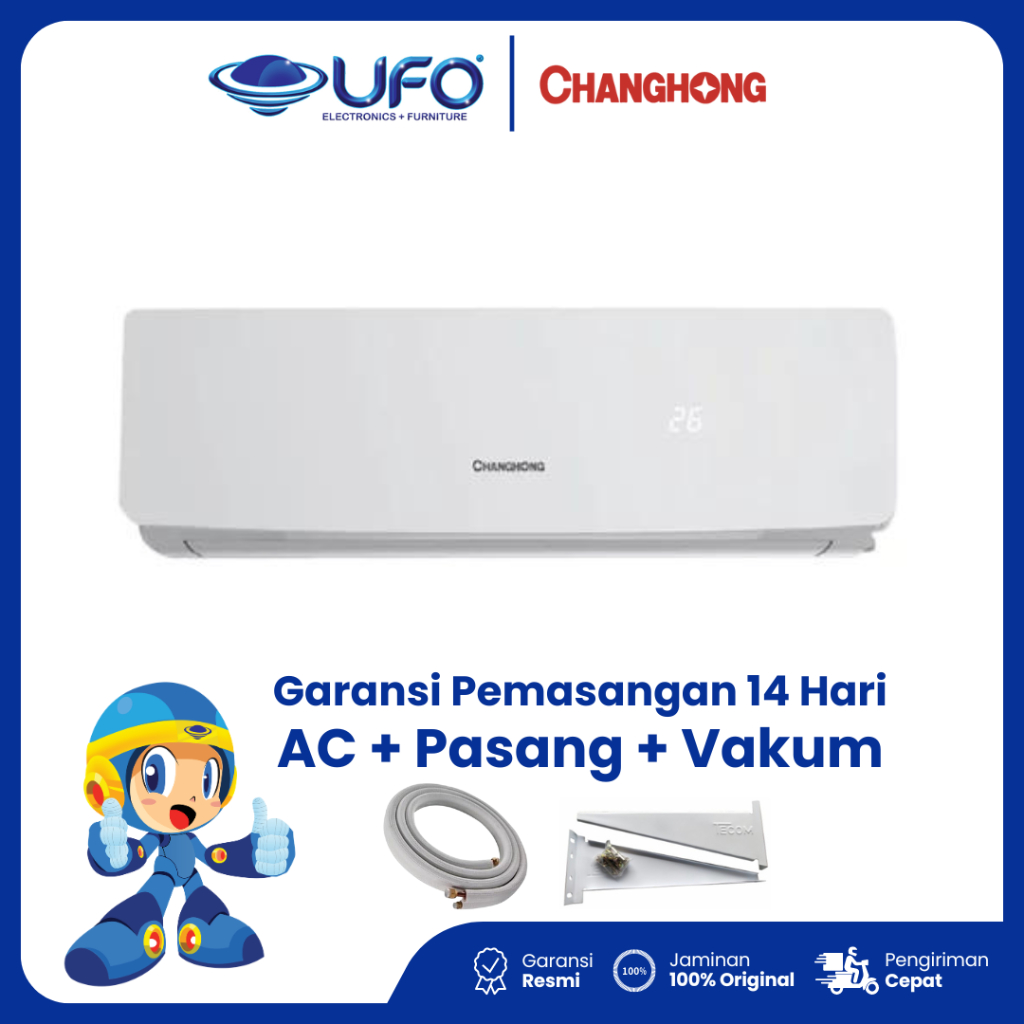 Jual AC Changhong 1 PK Split Standart CSC09NVB4 | Shopee Indonesia
