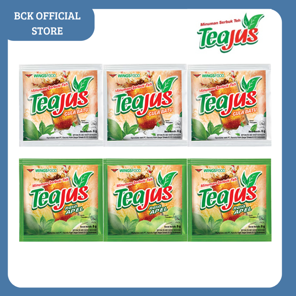 Jual TEA JUS SACHET 10x7gr(1RENCENG) | Shopee Indonesia