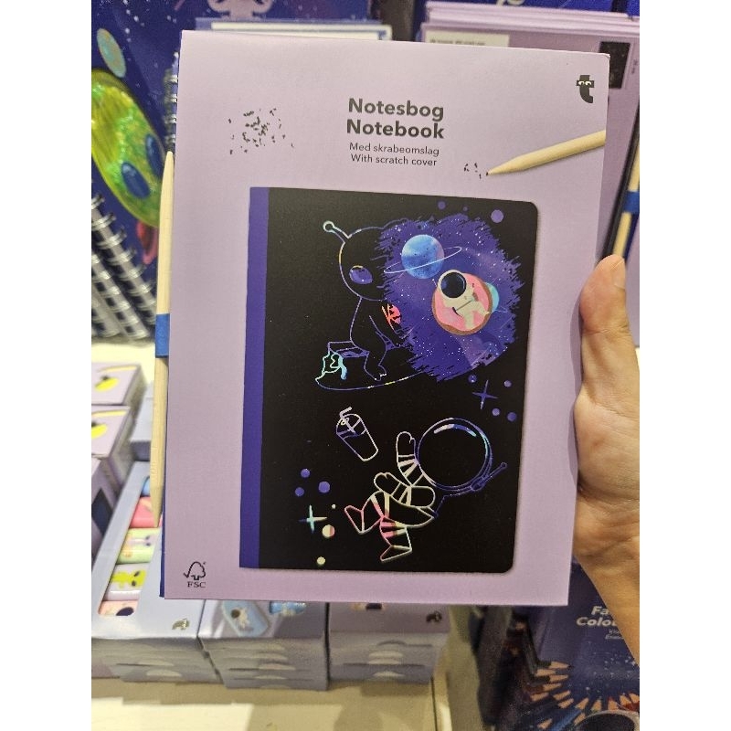 Jual FLYING TIGER FTC NOTEBOOK WITH SCRATCH OFF EFFECT | Shopee Indonesia