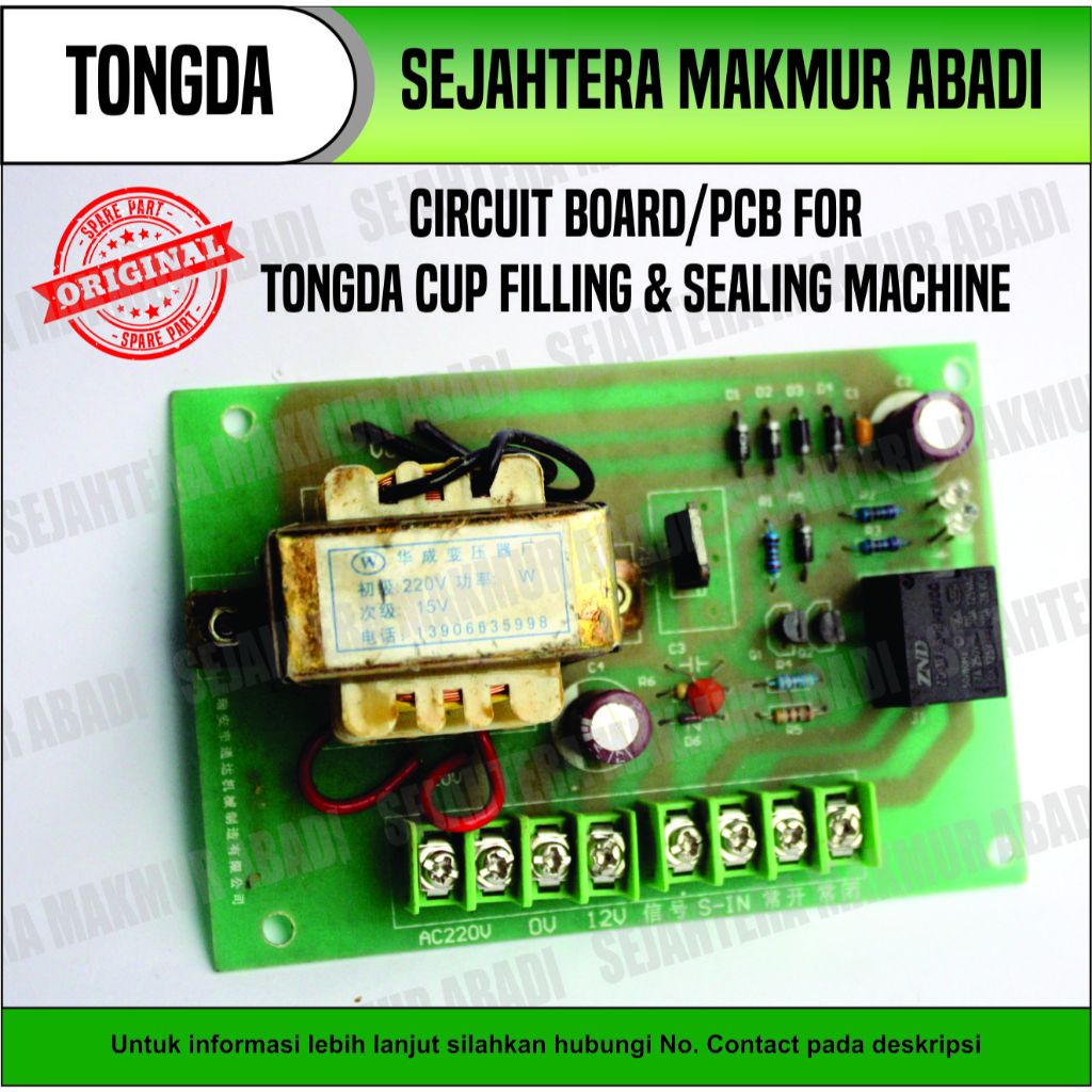 Jual PCB / Circuit Board For Tongda Filling & Sealing Machine | Shopee ...