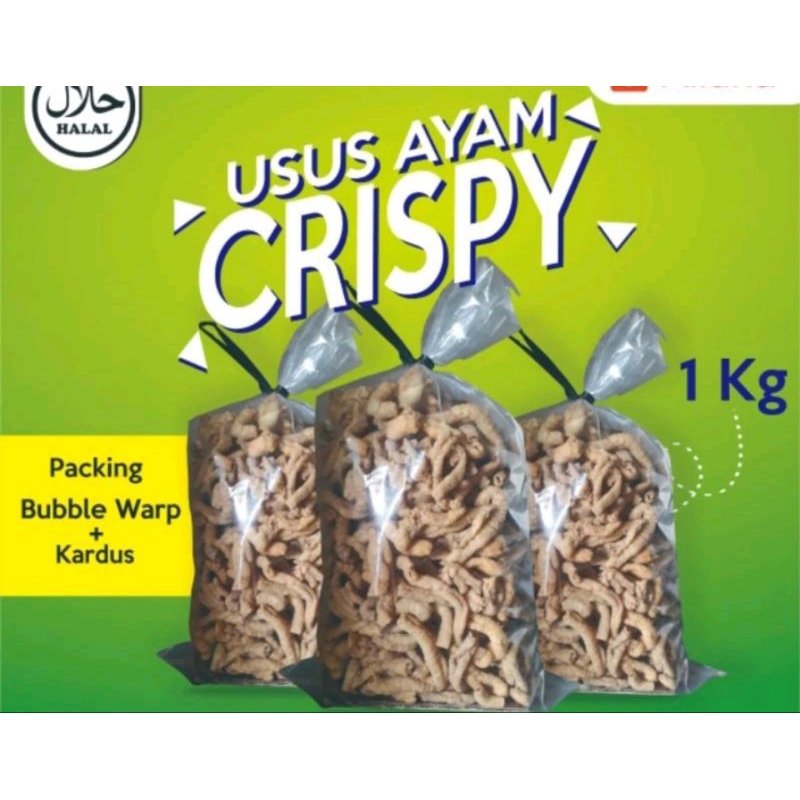 Jual Kripik Usus Crispy gurih nikmat,halal kemasan 1kg | Shopee Indonesia