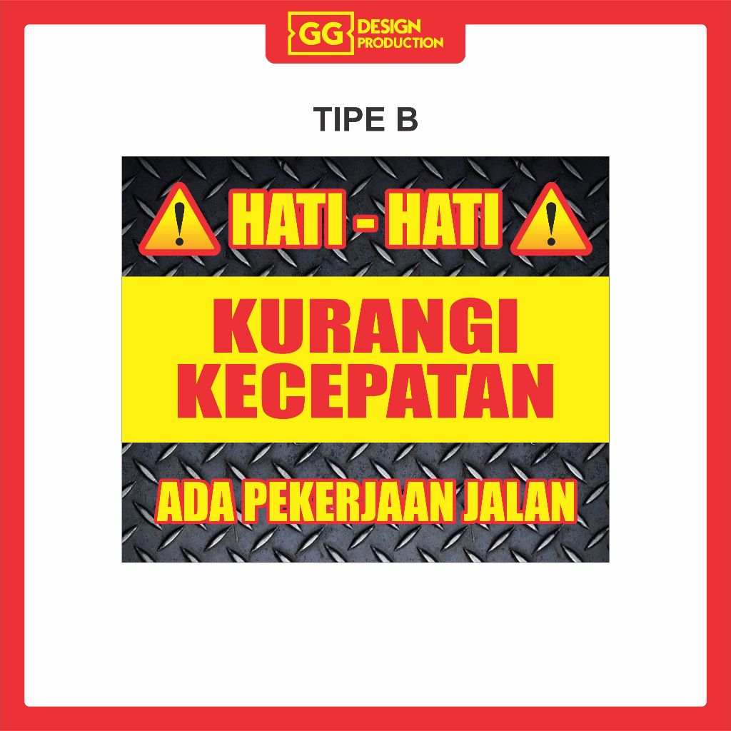 Jual MMT BANNER SPANDUK RAMBU RAMBU PROYEK HATI HATI PEKERJAAN ...