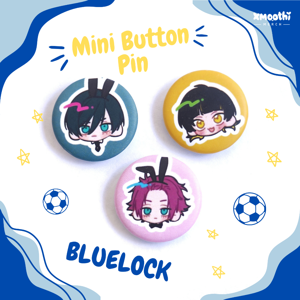 Jual BLUELOCK BUTTON PIN - BLUELOCK BACHIRA RIN SAE - ANIME MERCHANDISE ...