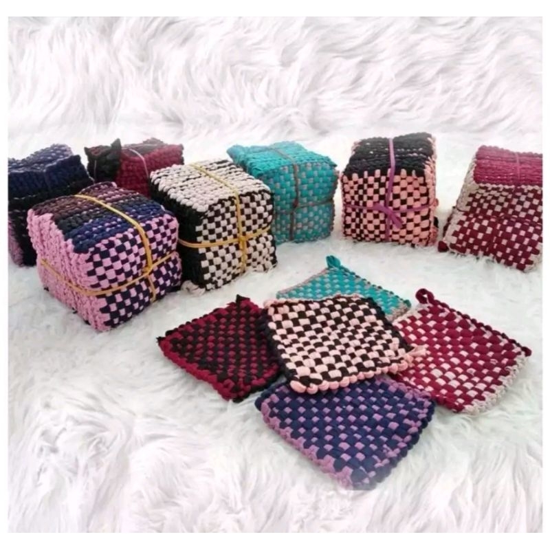 Jual COD LAP DAPUR CEMPAL ANTI PANAS KAIN ANYAM CEUMPAL PEGANGAN ...