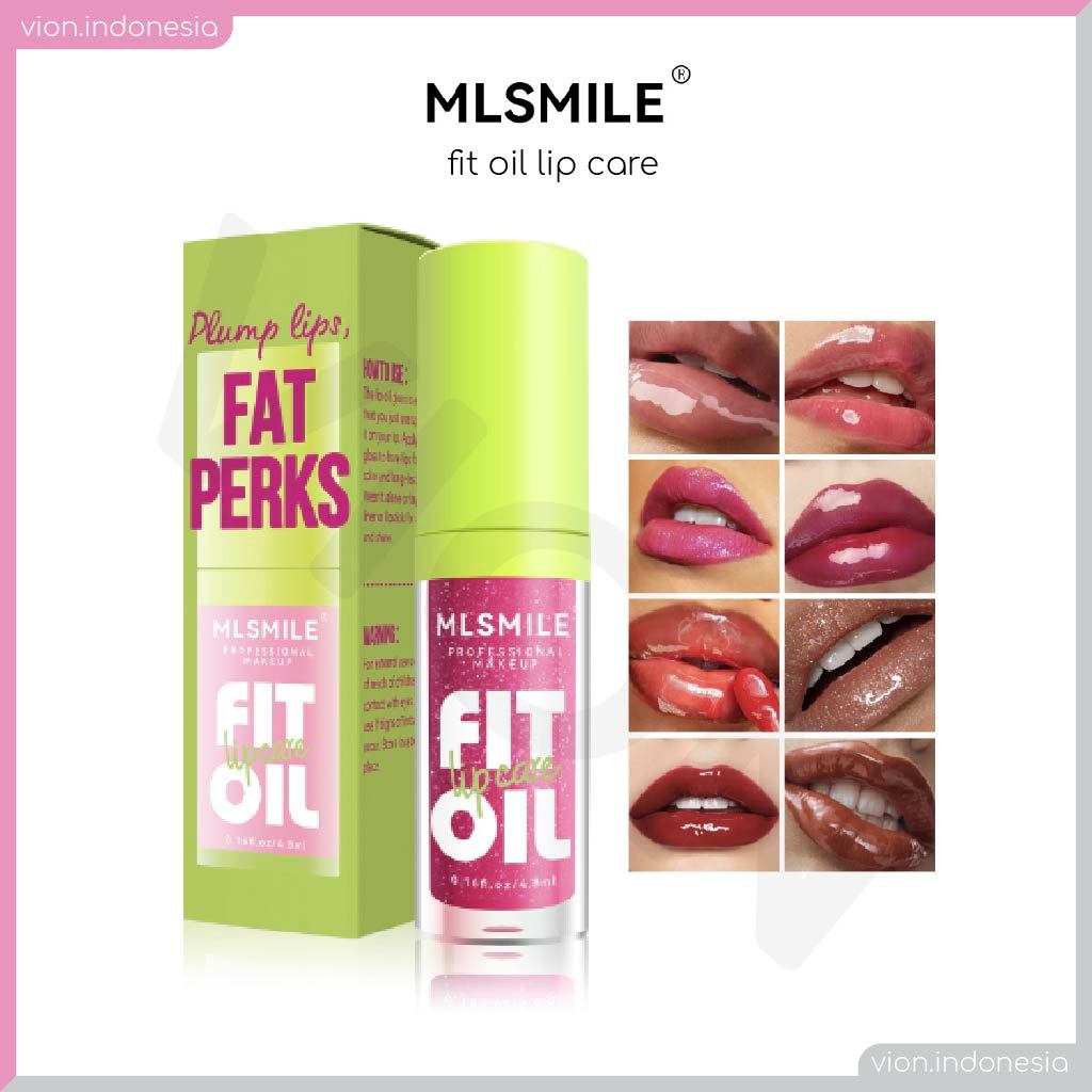 Jual MLSMILE Fluorescent Lip Oil Lip Drip Moist Lip Glossy Melembabkan Mengkilap Melembutkan ...