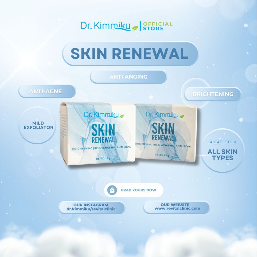 Jual Dr.Kimmiku by Revital Clinic - Skin Renewal || Moisturizer Gel ...