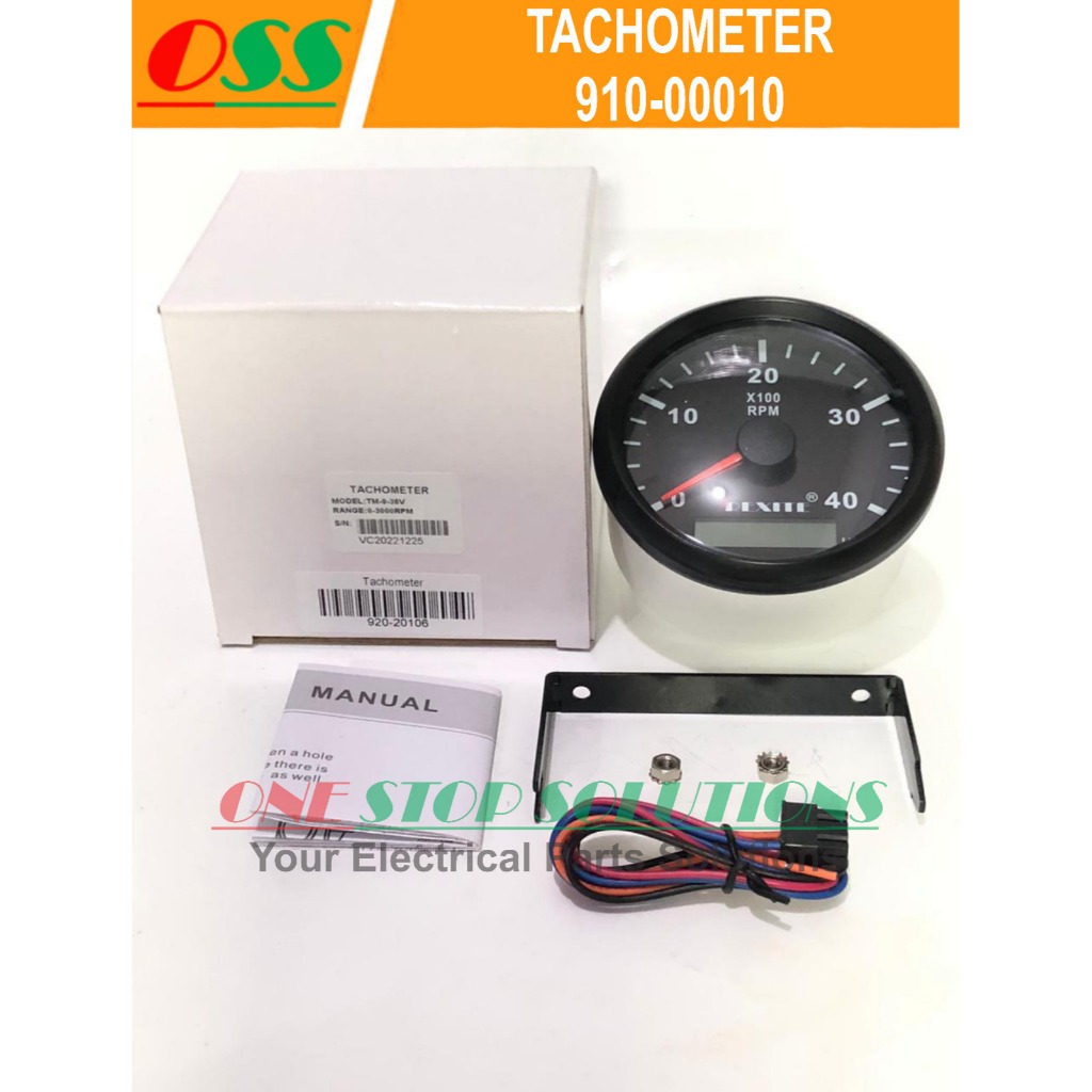 Jual TACHOMETER RPM GAUGE 910-00010 / 920-20103 VDO RPM METER | Shopee Indonesia