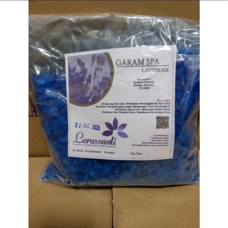 Jual GARAM SPA LARASSANTI 1kg (BPOM) | Shopee Indonesia