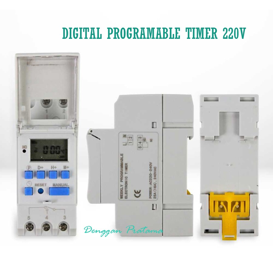 Jual Digital Programmable Timer Time Switch 220V 30A Auto On Off ...
