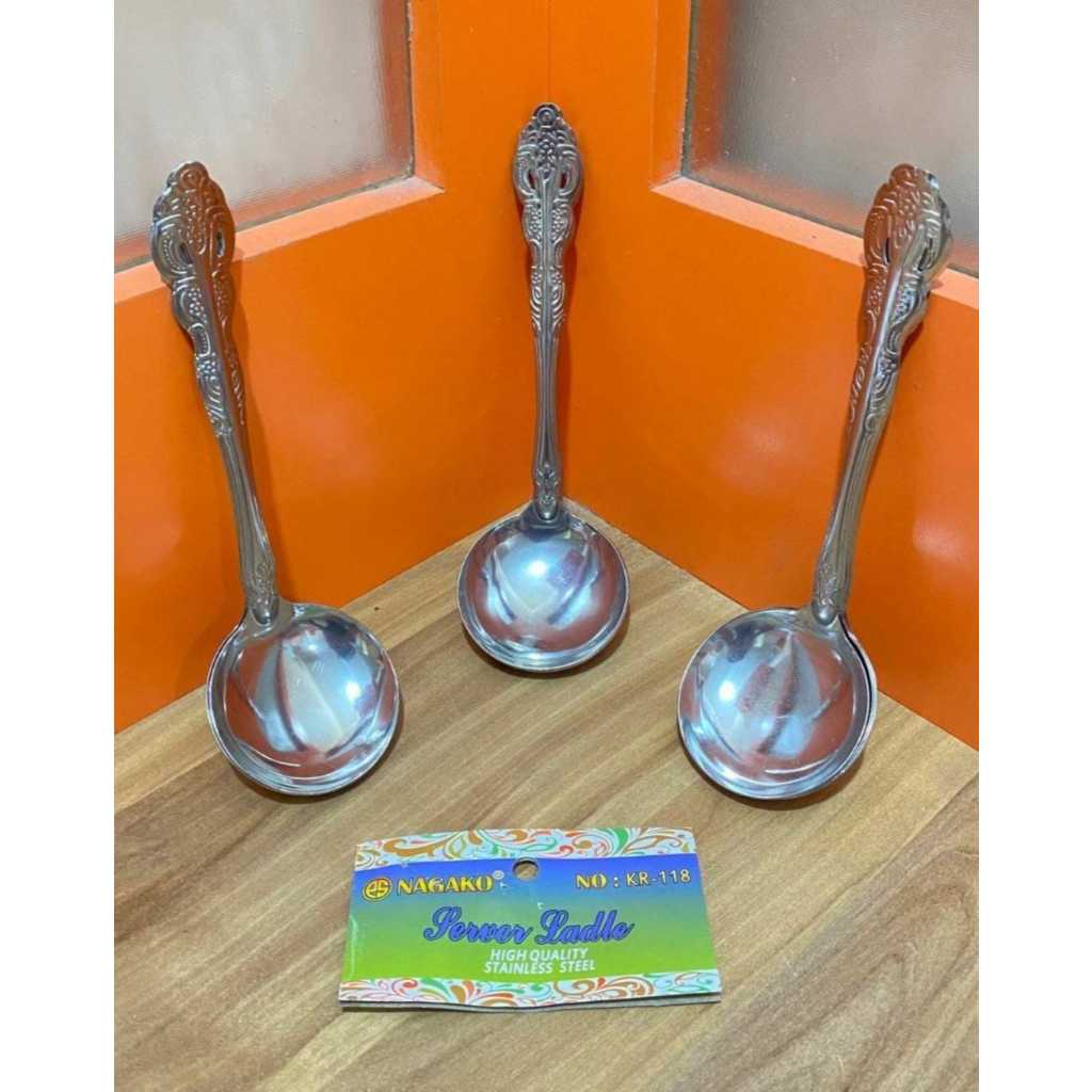 Jual Sendok Kuah Motif Wayang Prasmanan/ Irus Sayur Bahan Stainless ...