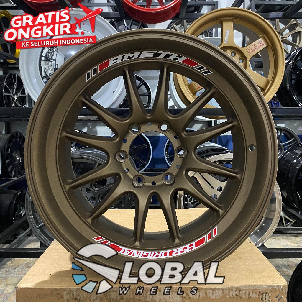 Jual Velg Mobil Jdm HSR Ameth R18 Buat Pajero Fortuner Hilux Triton ...