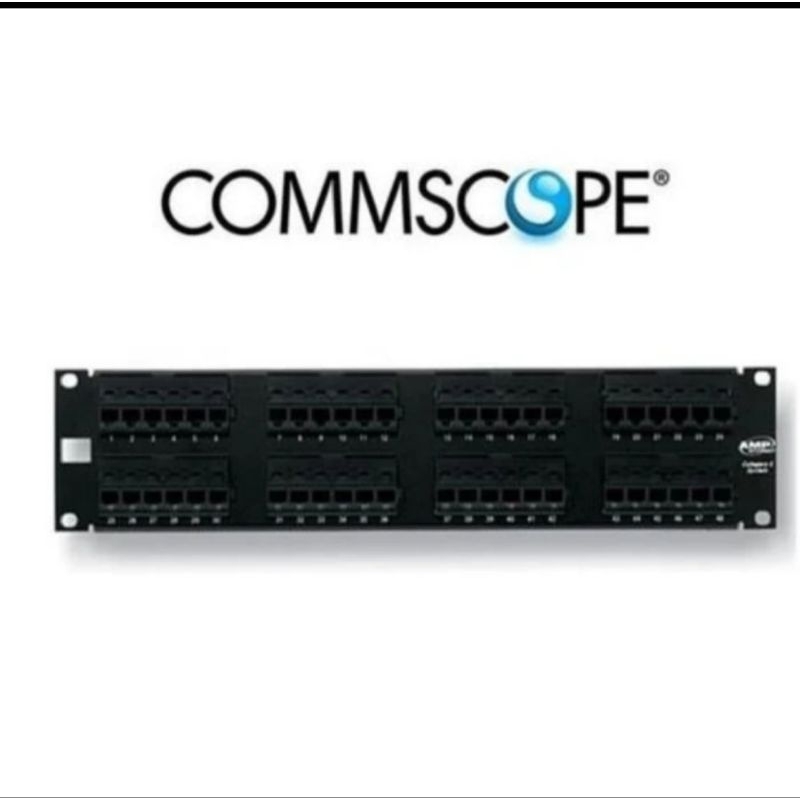 Jual Patch Panel 48 Port Cat5 AMP Commscope Cat 5 Patchpanel | Shopee Indonesia
