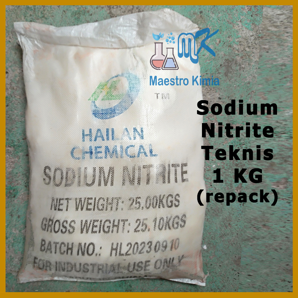 Jual Sodium Nitrite / Natrium Nitrit TEKNIS 1 Kg (Non Food Grade ...