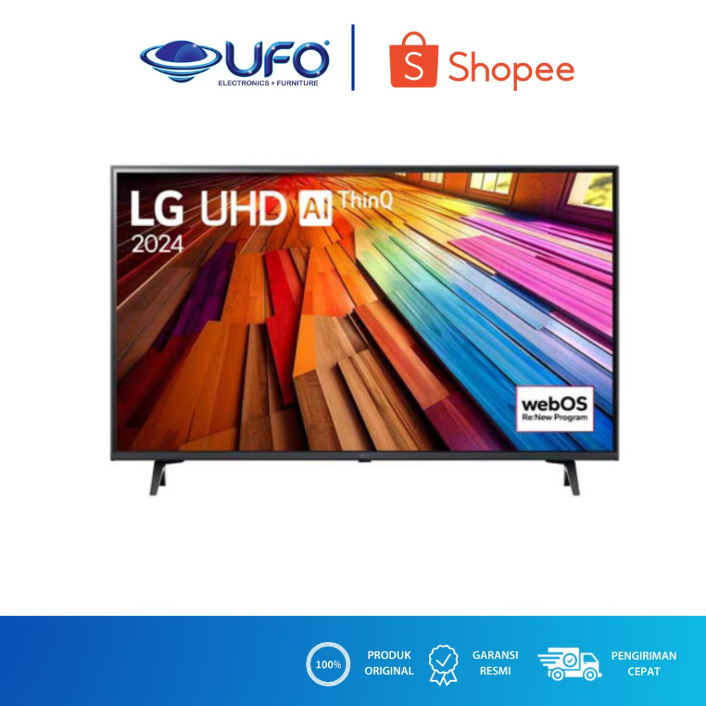 Jual LG 43 INCH LED TV SMART 4K UHD 43UT8050PSB | Shopee Indonesia