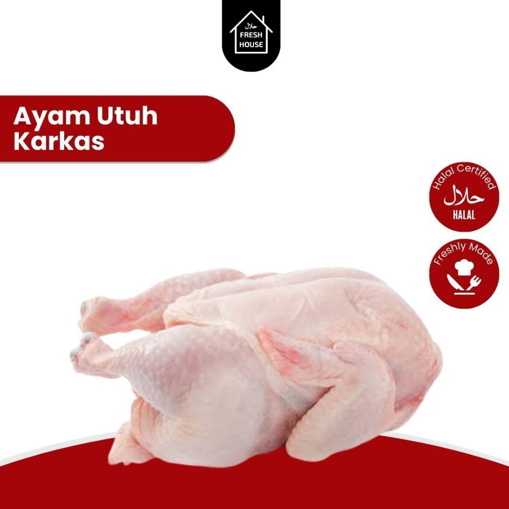 Jual AYAM UTUH / AYAM KARKAS (AYAM POTONG UTUH) AYAM TANPA KEPALA CEKER ...