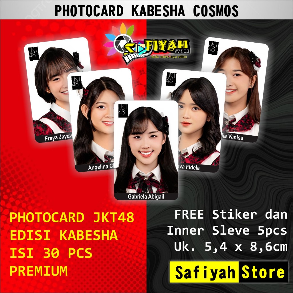 Jual Photocard JKT48 Edisi Kabesha Cosmos isi 30 Pcs Murah Ready Stok Limited Edition| Fanmade ...