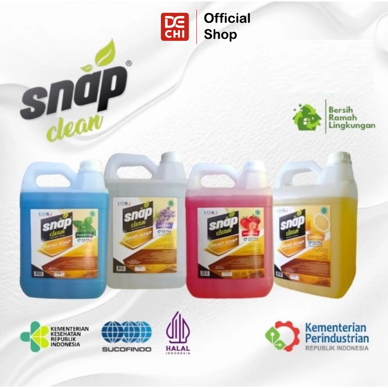 Jual Sabun Cuci Tangan Snap Clean Handsoap dengan Anti Bacterial ...